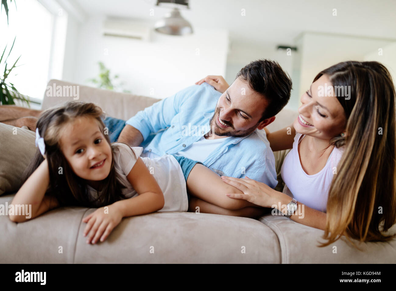 Family sofa relax hi-res stock photography and images - Alamy