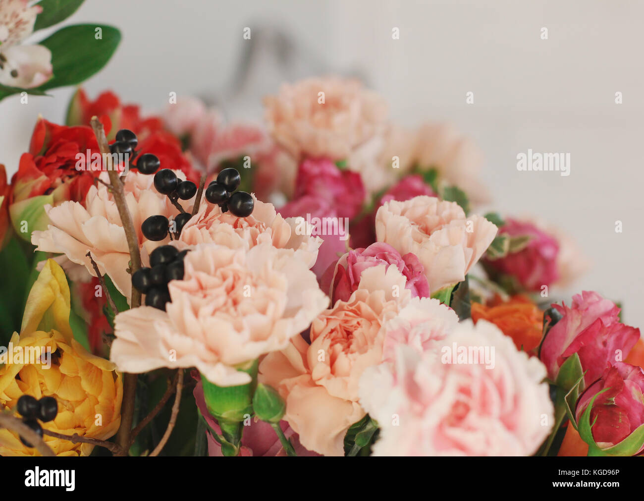 Posy of carnations hi-res stock photography and images - Alamy