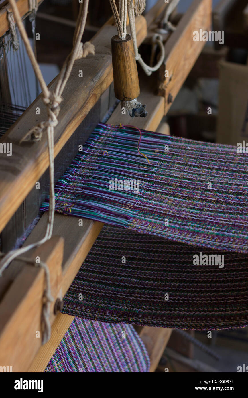 Shawl weaving in kausani, Uttarakhand Stock Photo - Alamy