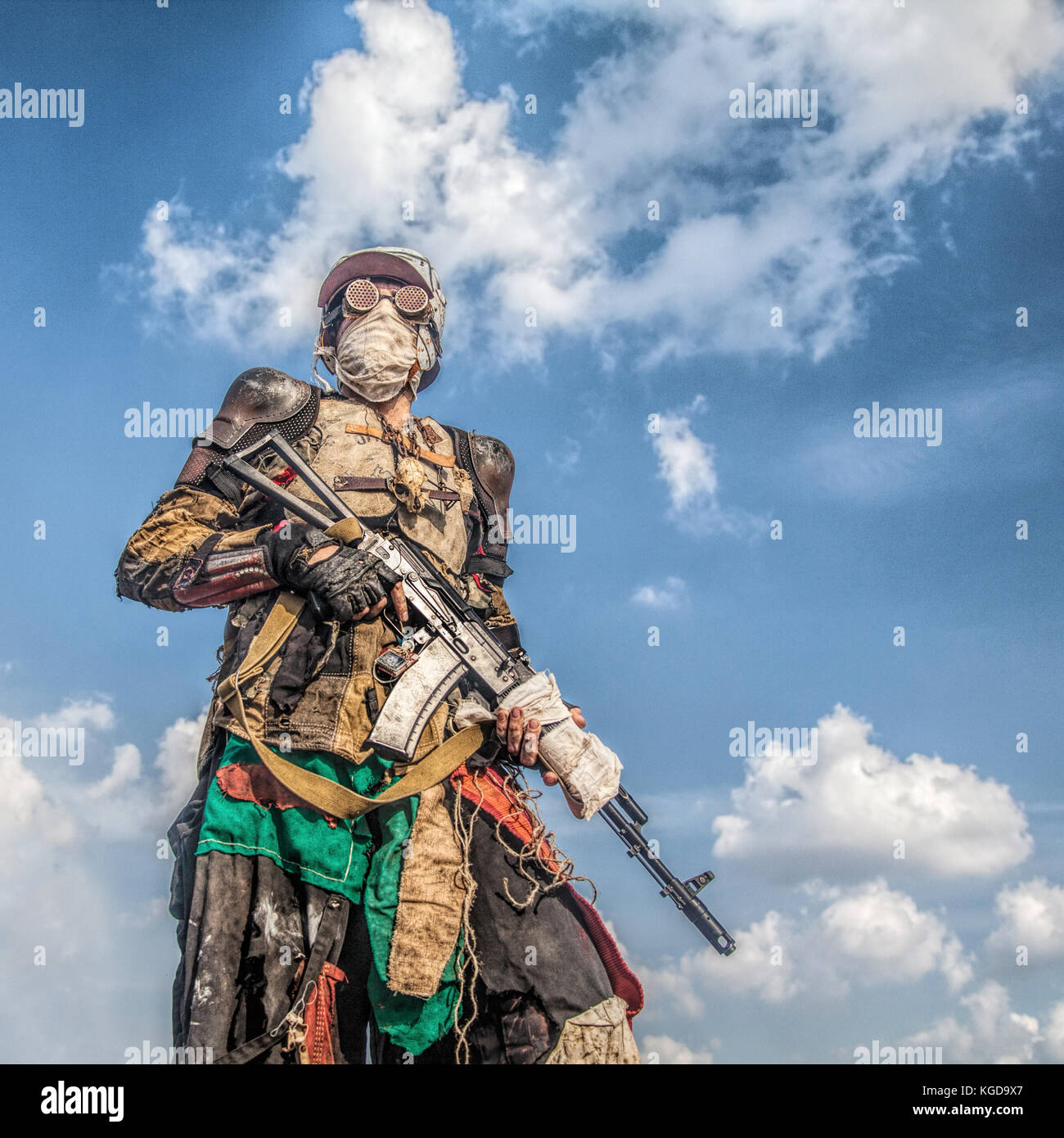 Post apoc beast survivor Stock Photo - Alamy