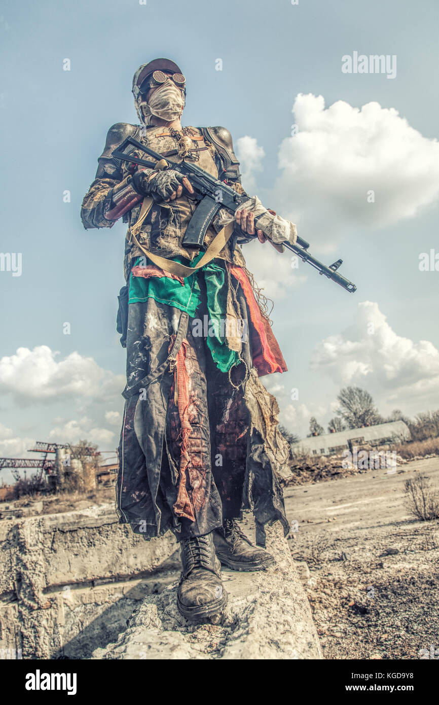 Post apoc beast survivor Stock Photo - Alamy