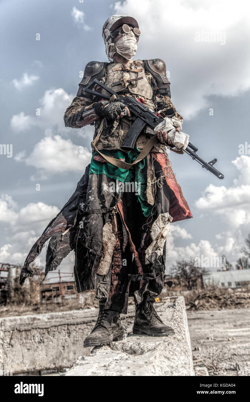 Post apoc beast survivor Stock Photo - Alamy