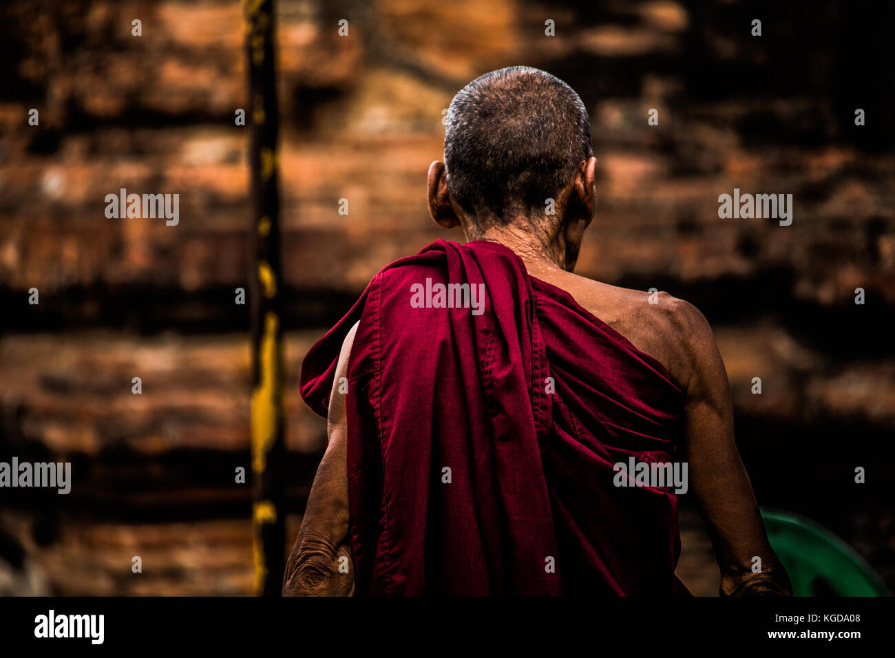 Buddhist monk walking around hi-res stock photography and images - Alamy