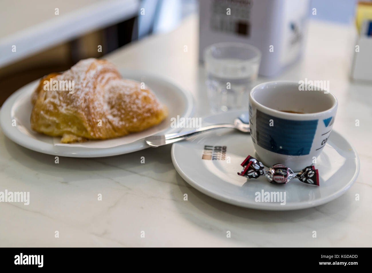 Espresso break Lucca city style, Italy Stock Photo - Alamy