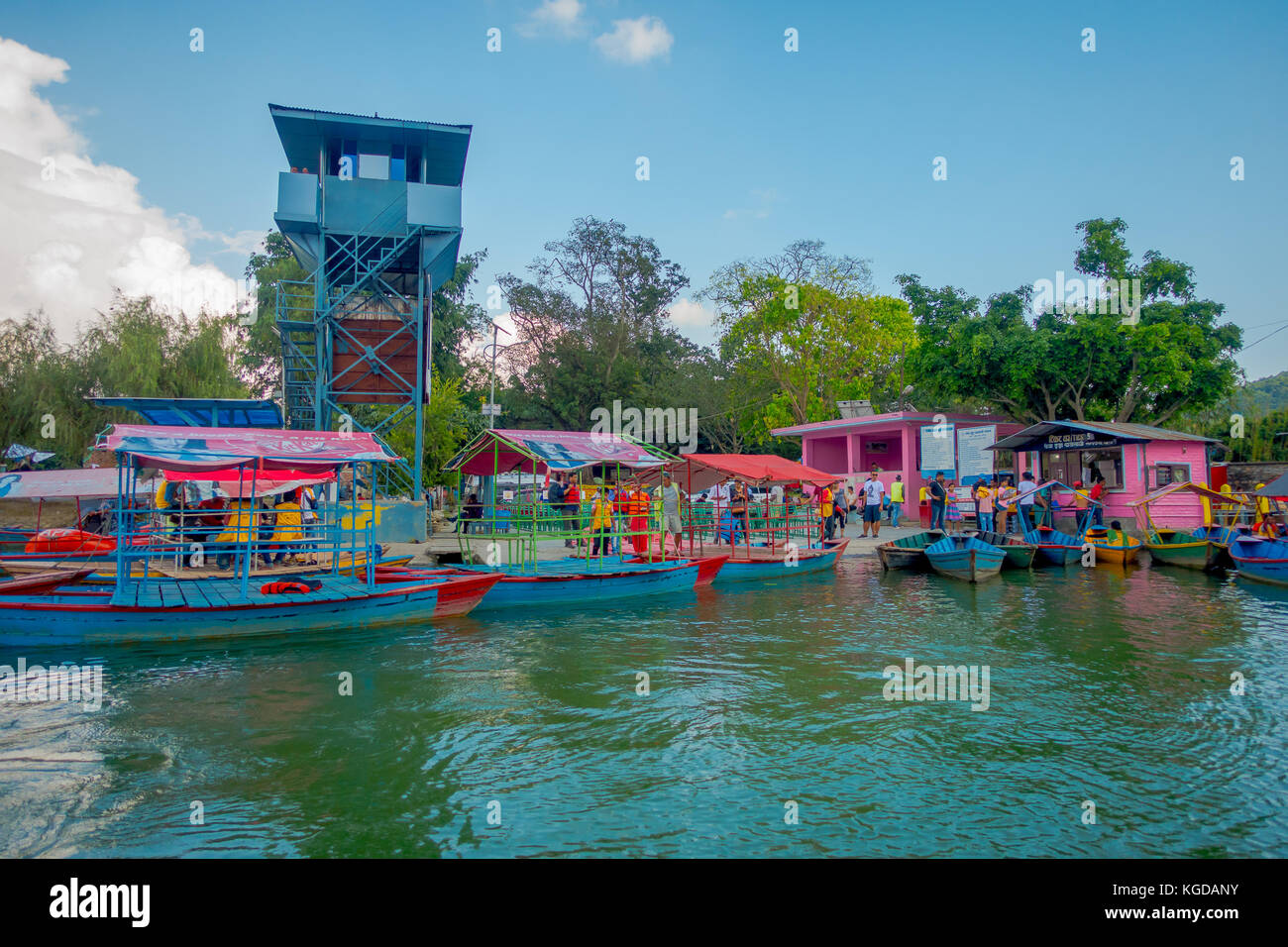 Pokhara and nepal and tal bahari hi-res stock photography and images ...