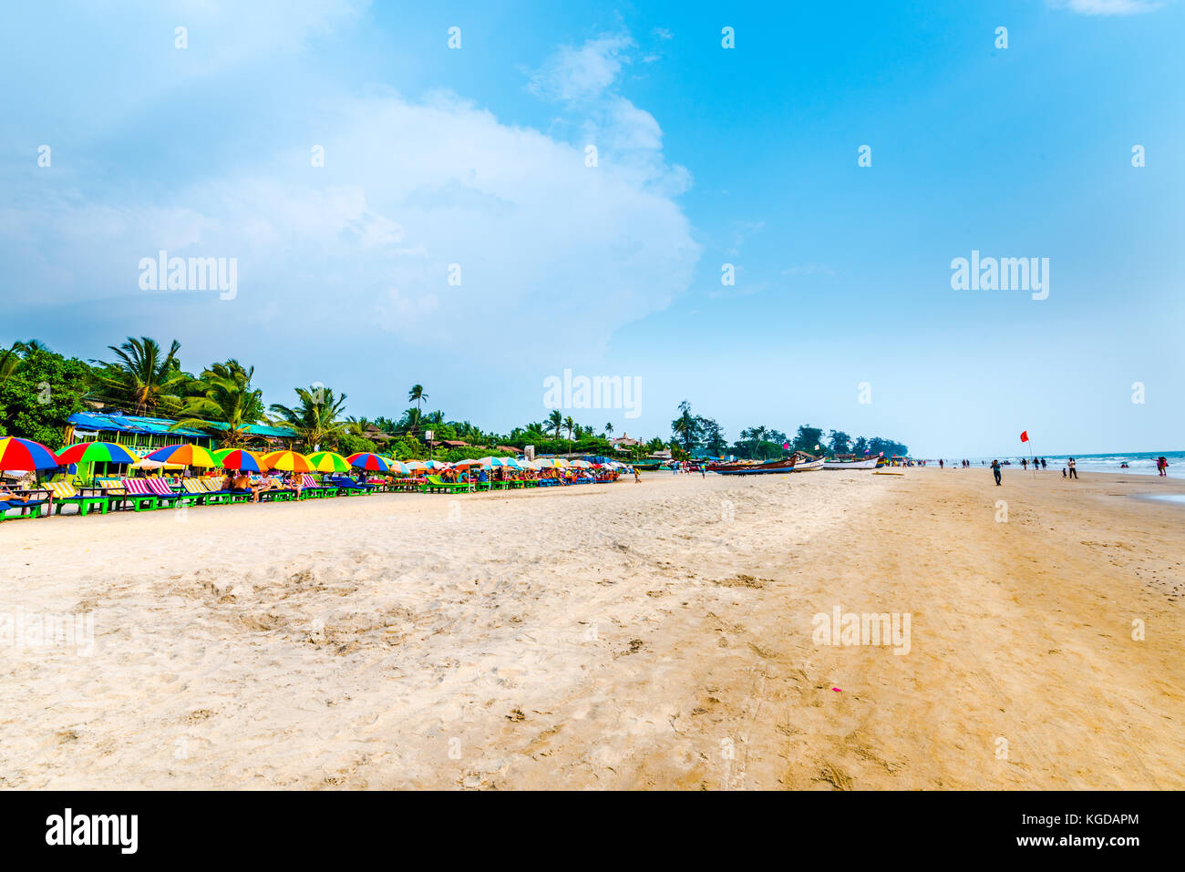 Beautiful Arambol Beach at Goa Stock Photo - Alamy