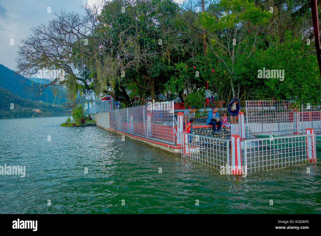 Pokhara and nepal and tal bahari hi-res stock photography and images ...