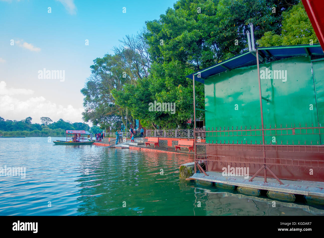 Pokhara and nepal and tal bahari hi-res stock photography and images ...