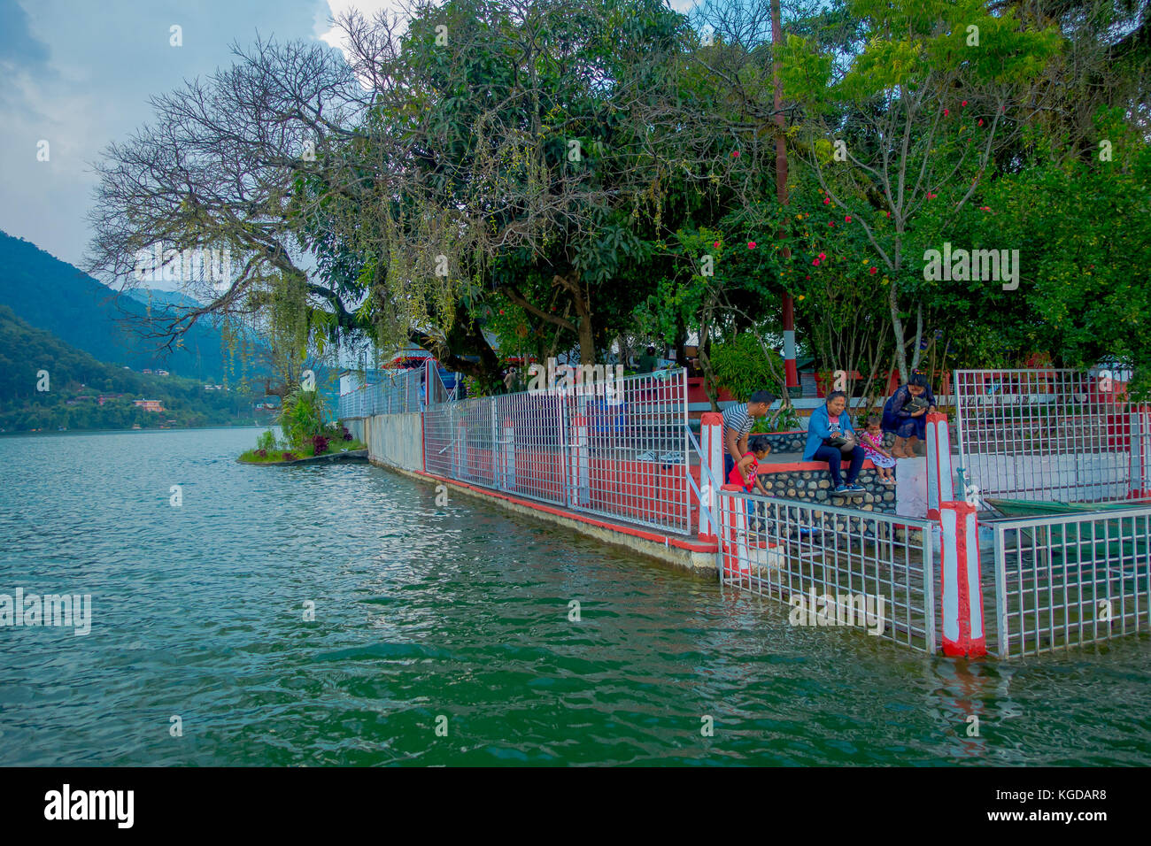 Pokhara and nepal and tal bahari hi-res stock photography and images ...