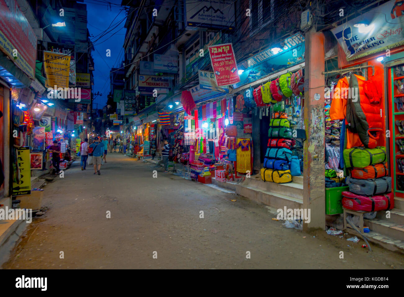 Night market kathmandu nepal hi-res stock photography and images - Alamy