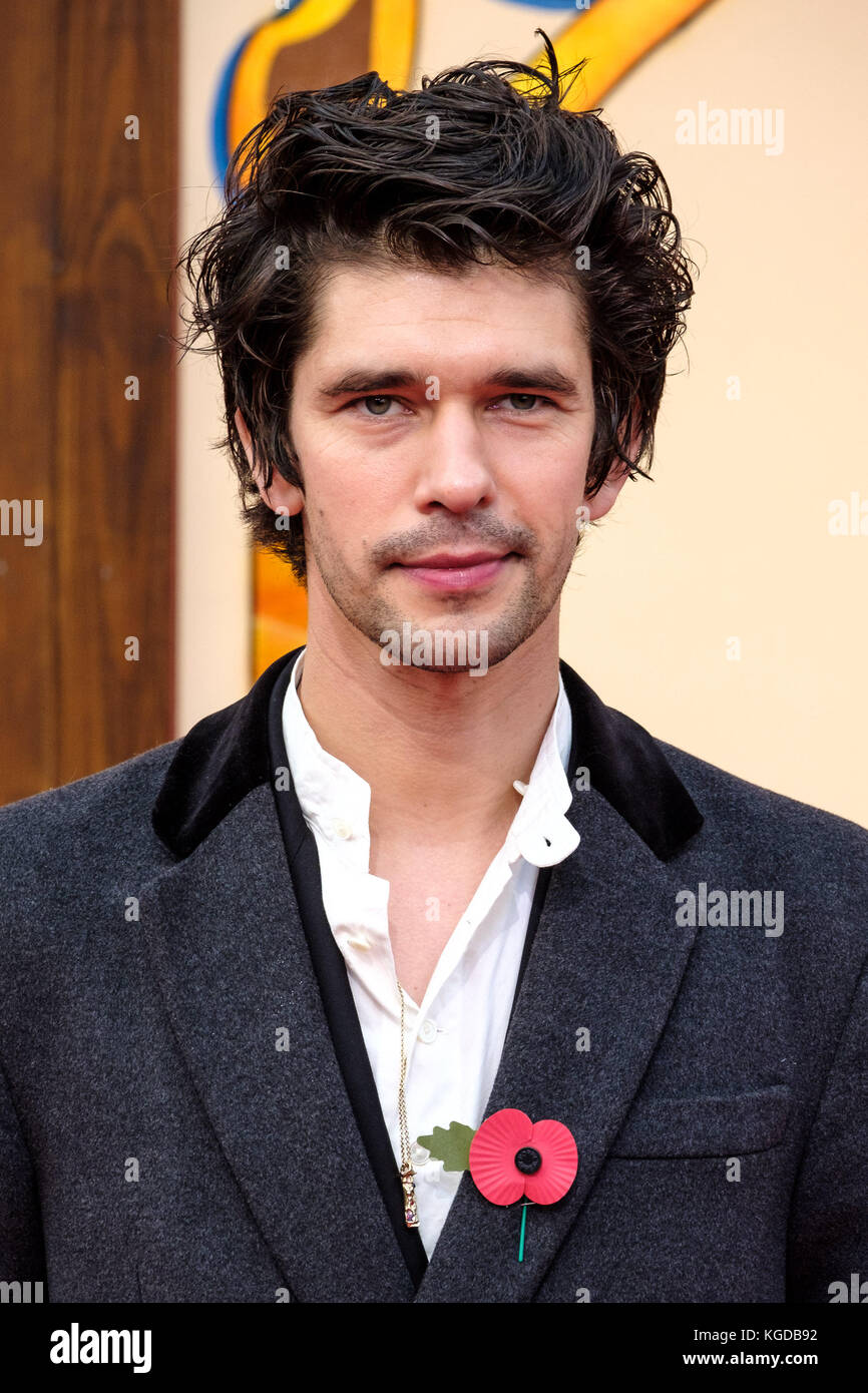 Ben Whishsaw attends the WORLD PREMIERE OF PADDINGTON 2 at BFI ...