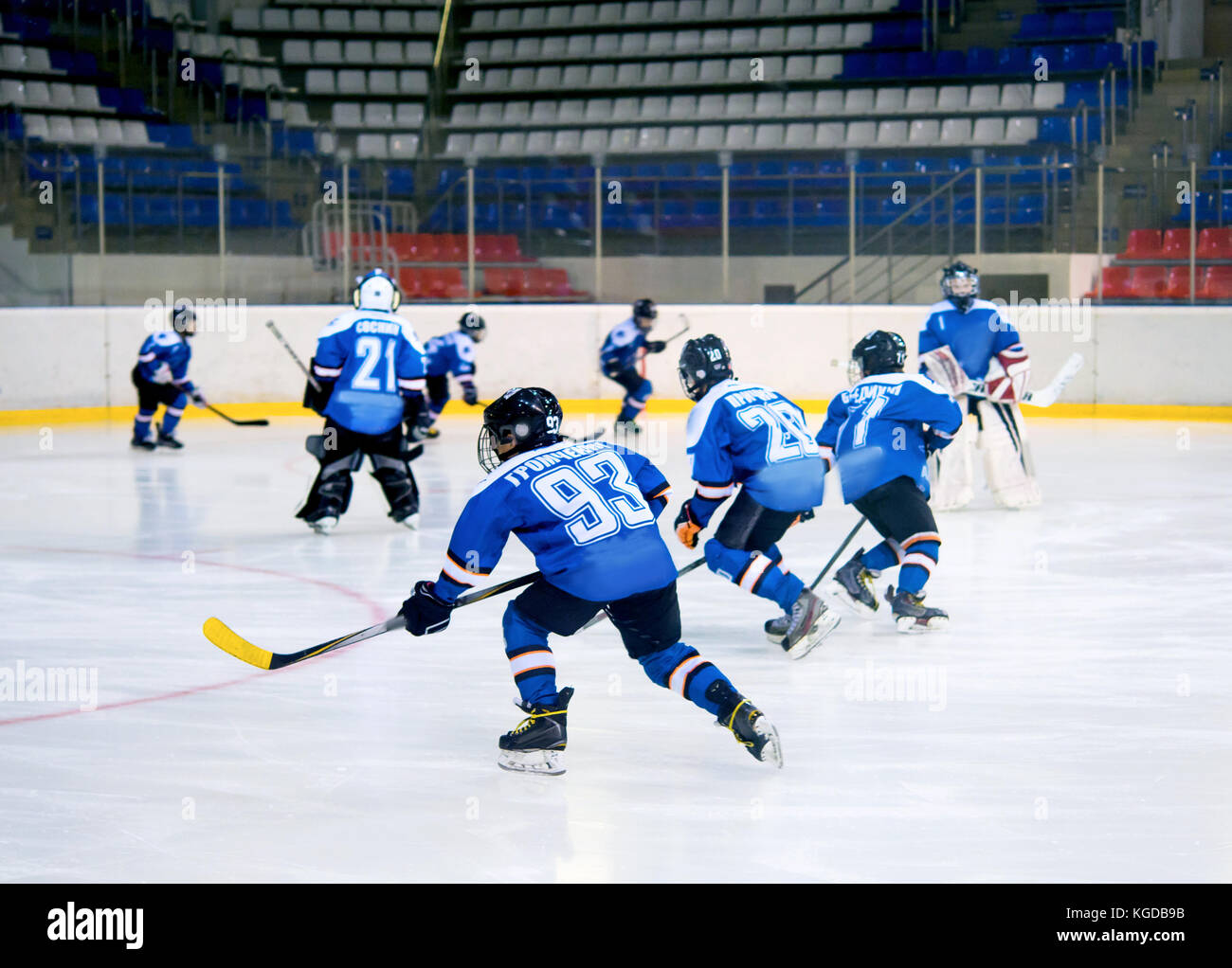 dynamic game hockey Stock Photo - Alamy