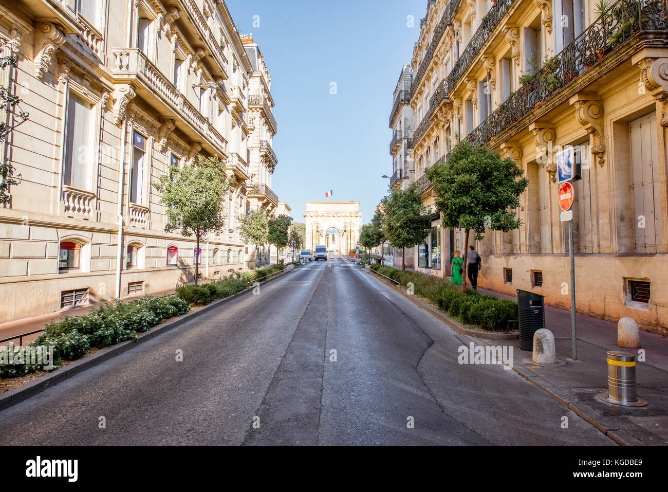 Montpellier city in France Stock Photo - Alamy