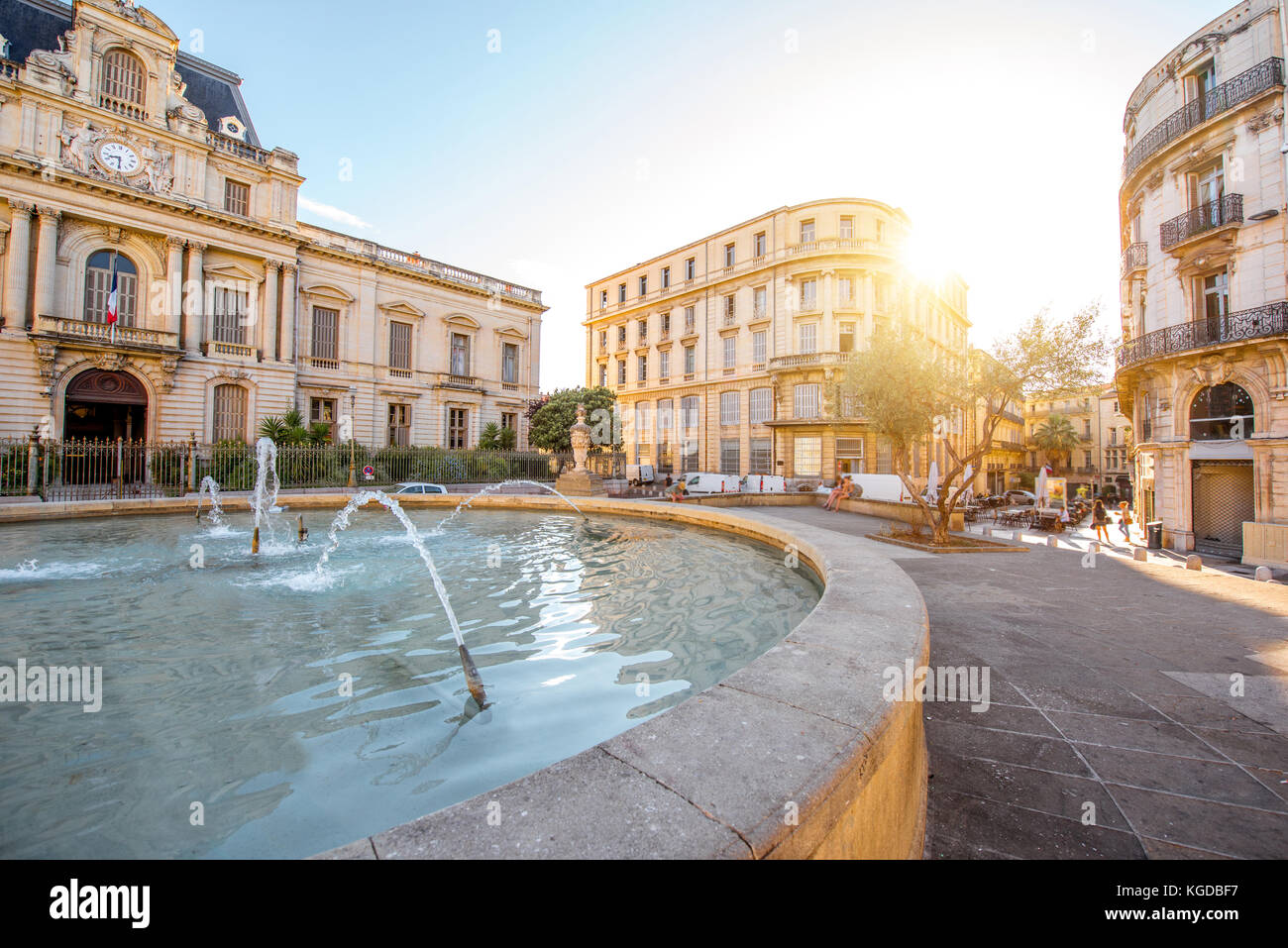 Montpellier city in France Stock Photo - Alamy