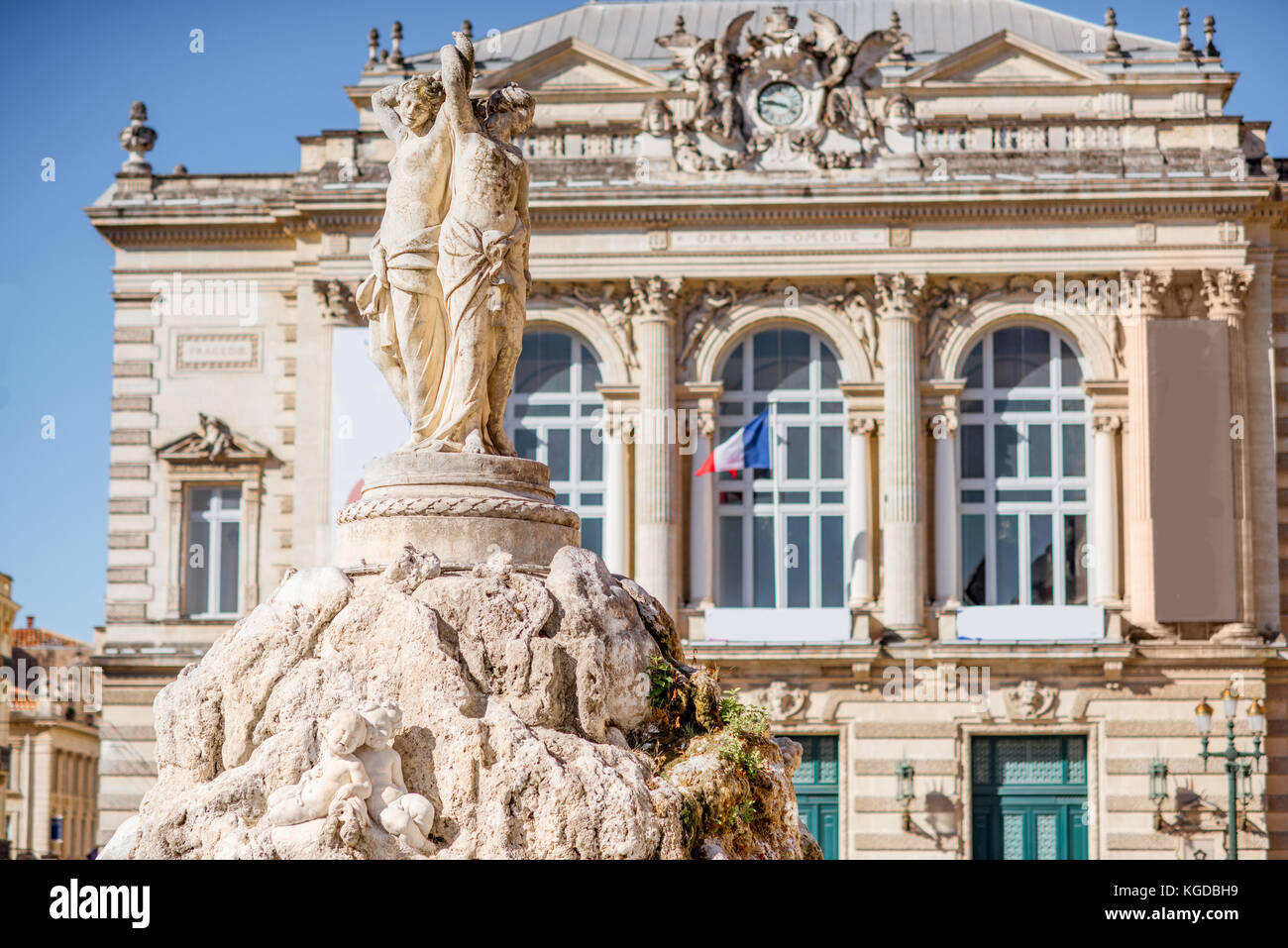 Montpellier city in France Stock Photo - Alamy