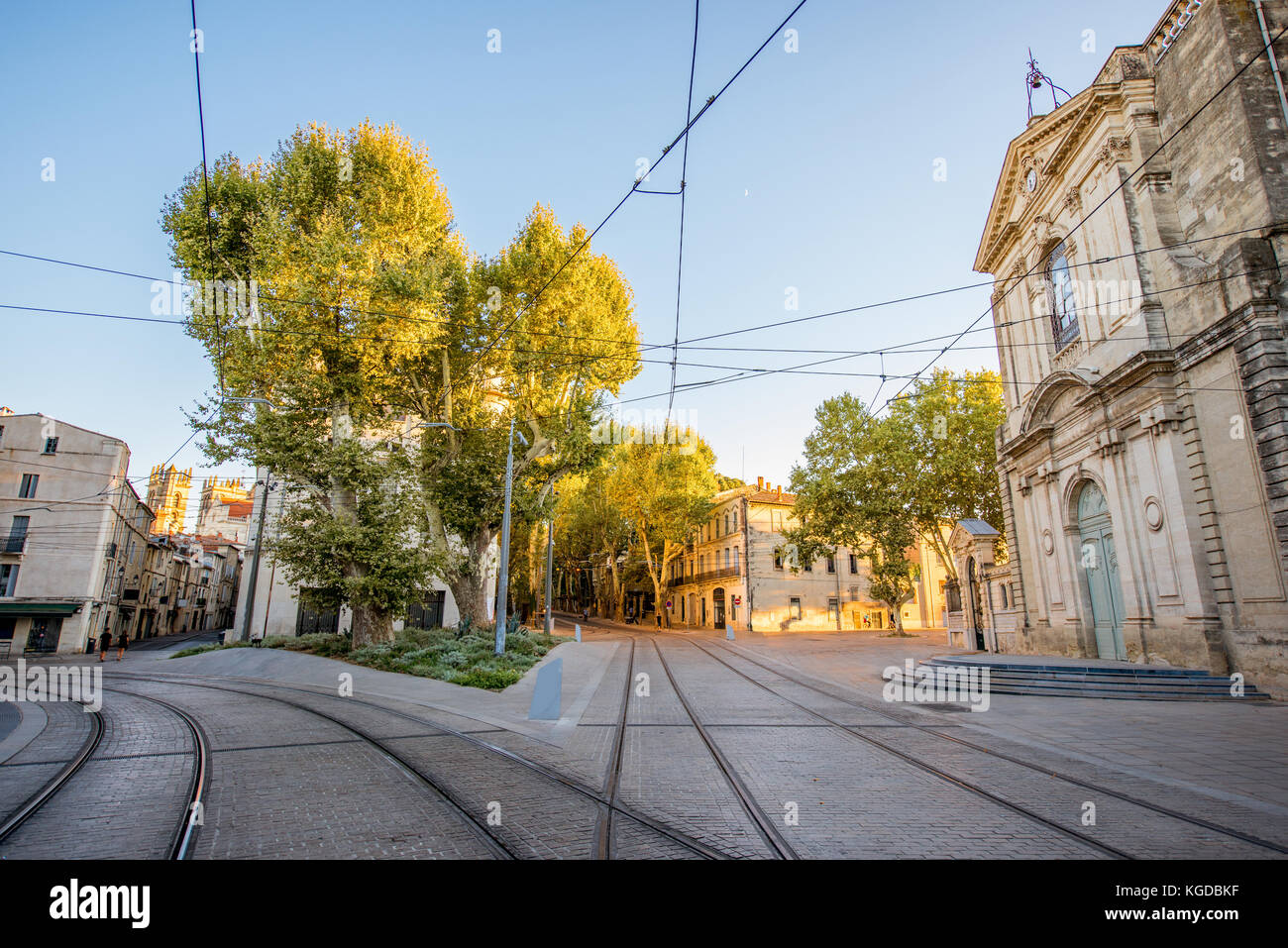 Montpellier city in France Stock Photo - Alamy