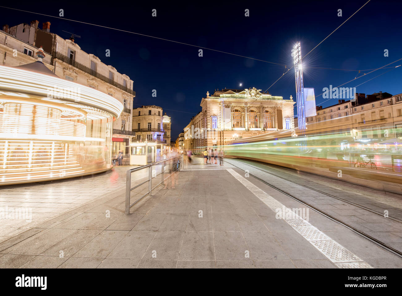 Montpellier city in France Stock Photo - Alamy