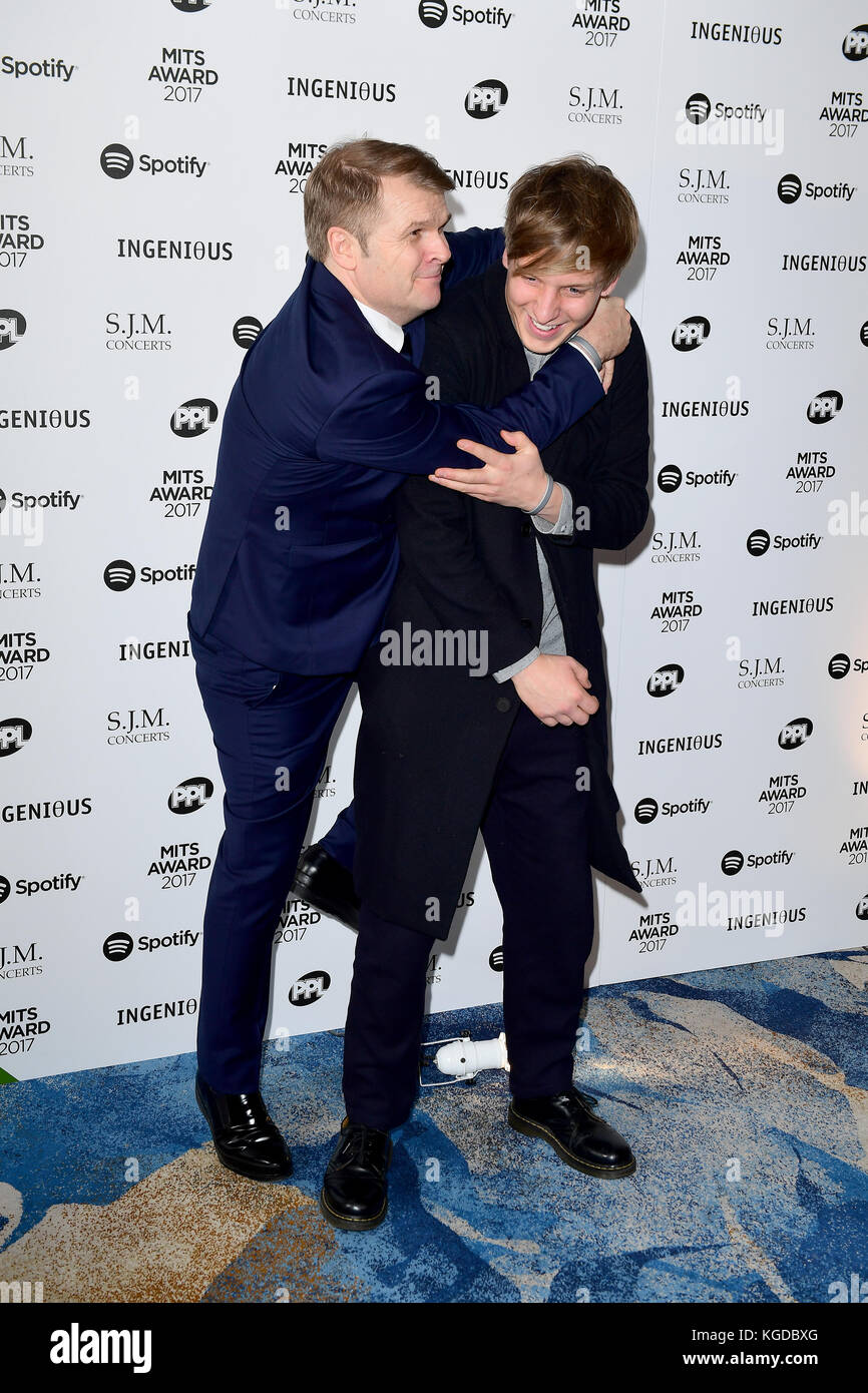 Sony Music Entertainment CEO Rob Stringer and George Ezra (right ...