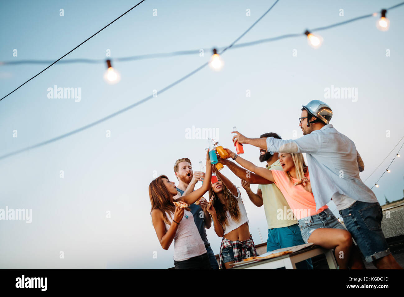 Cheer friends group hi-res stock photography and images - Alamy