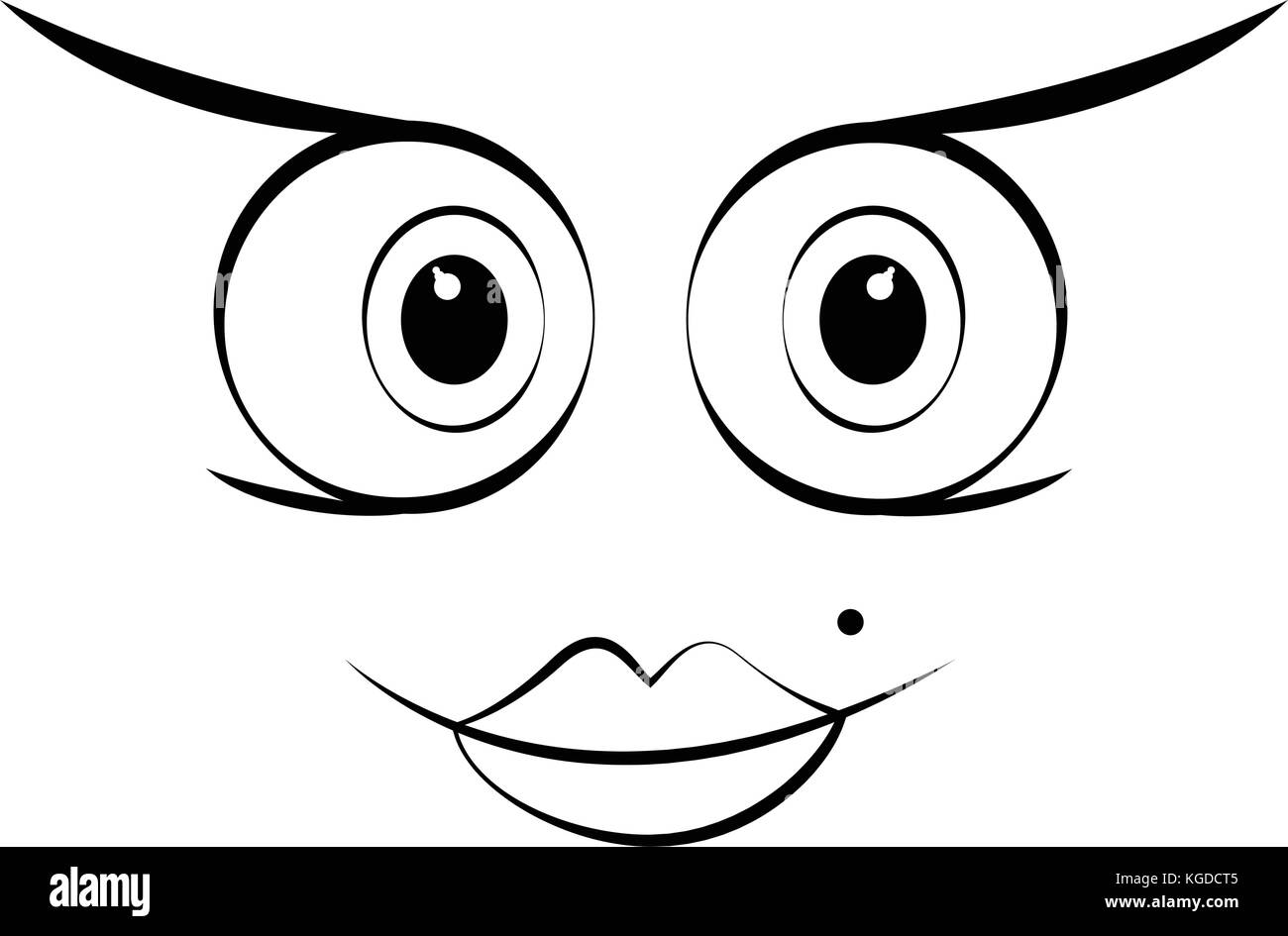 Abstract happy expression Stock Vector Image & Art - Alamy