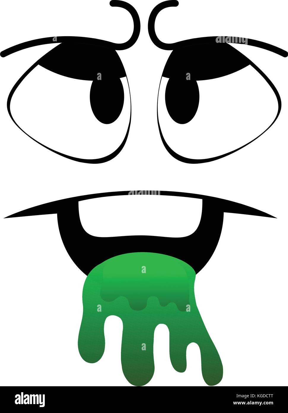 Abstract sick expression Stock Vector Image & Art - Alamy