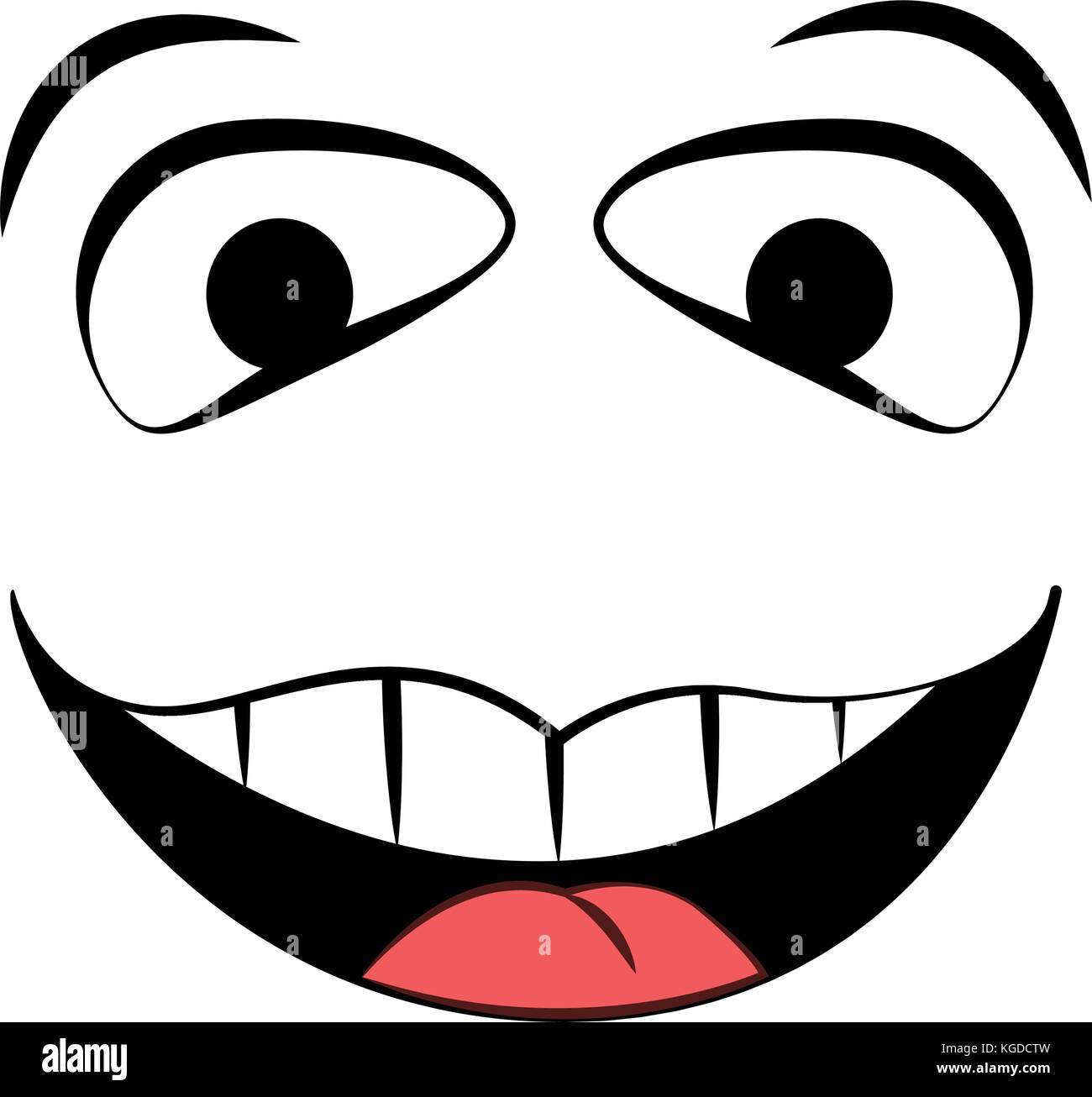 Abstract happy expression Stock Vector Image & Art - Alamy