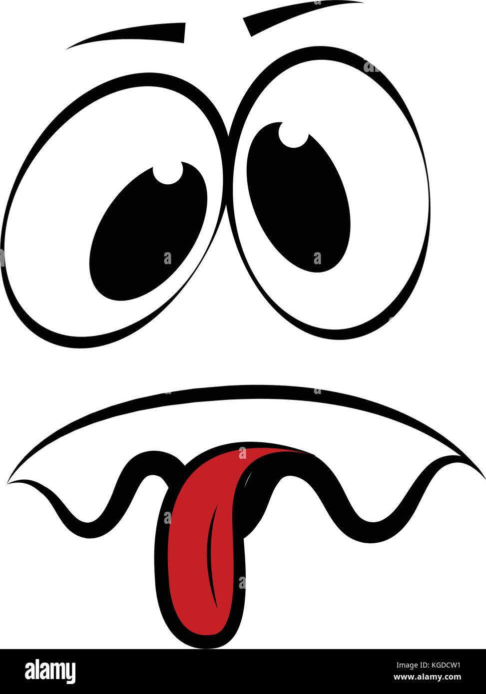 Abstract dumb expression Stock Vector Image & Art - Alamy