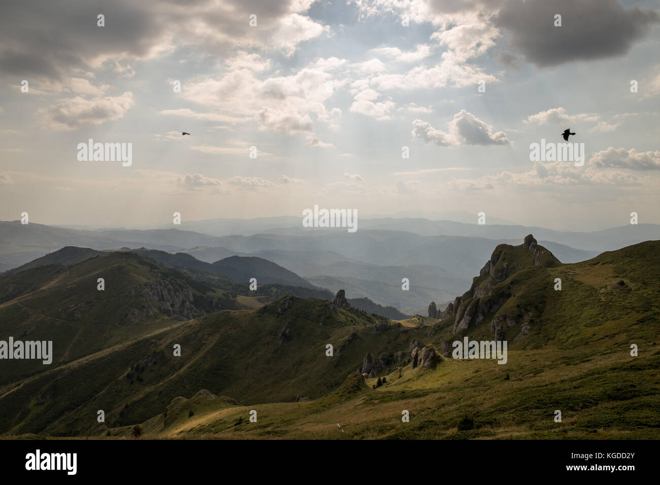Sunset in Ciucas Mountains Stock Photo - Alamy