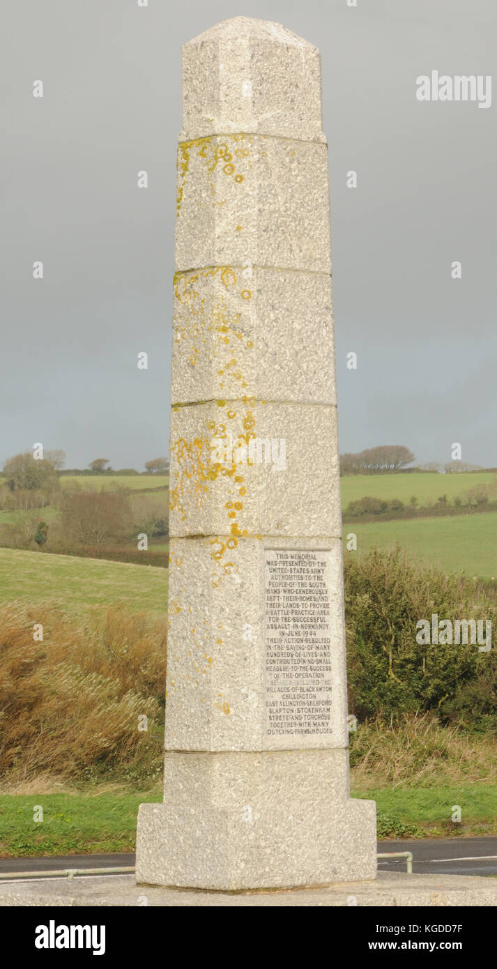 Memorial ‘presented by the United States Army to the people of South ...