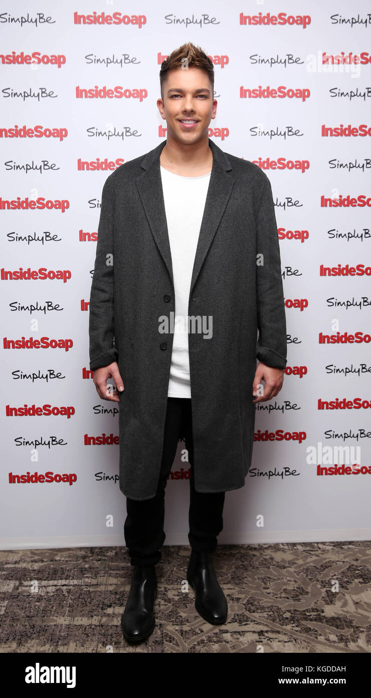 Matt Terry attending the Inside Soap Awards 2017 held at The Hippodrome ...