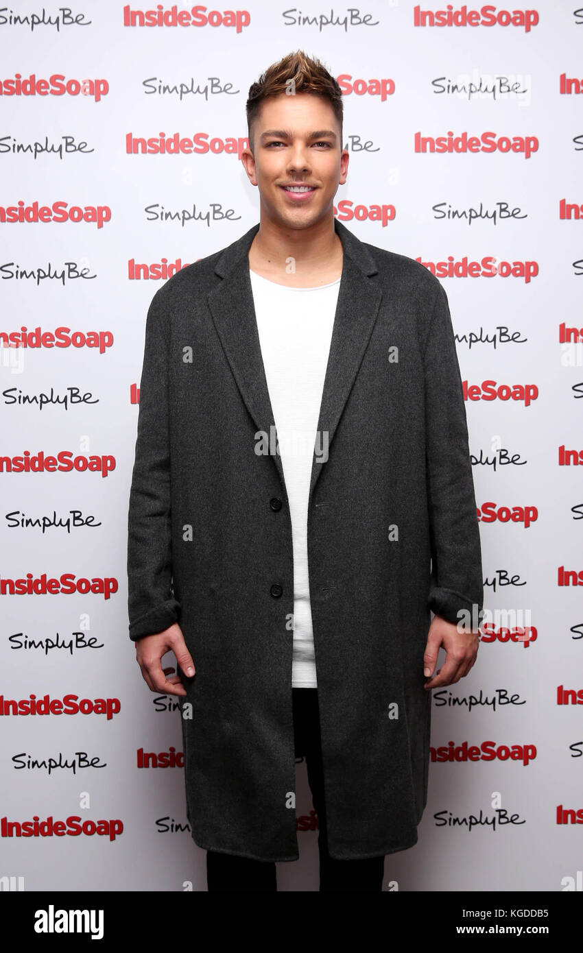 Matt Terry attending the Inside Soap Awards 2017 held at The Hippodrome ...