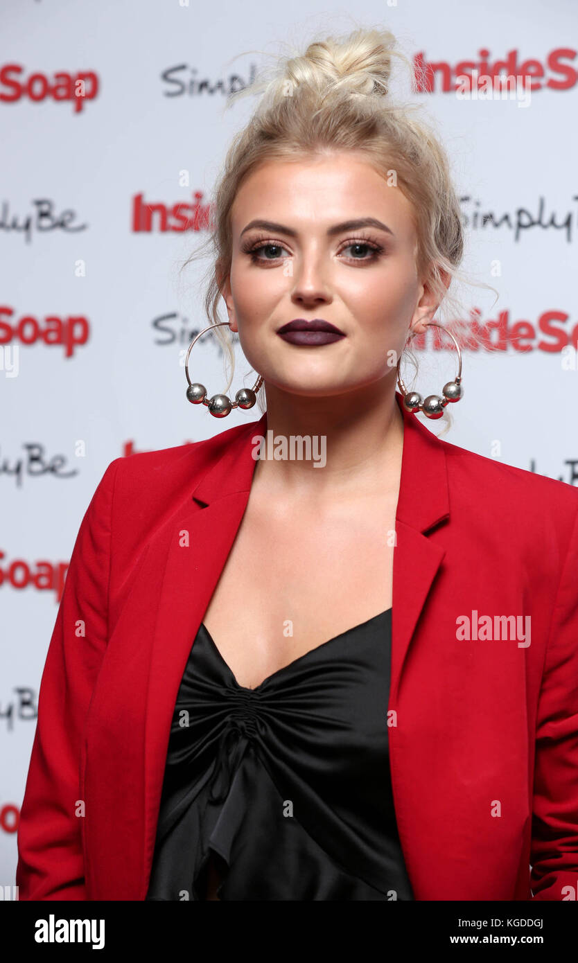Lucy Fallon attending the Inside Soap Awards 2017 held at The ...