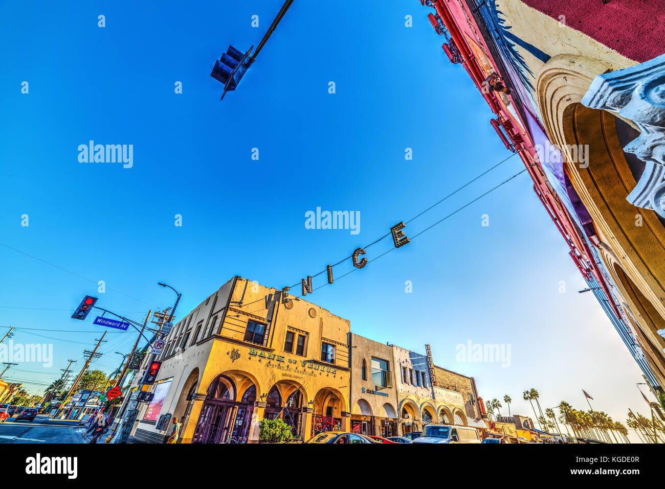 Venice beach sign hi-res stock photography and images - Alamy