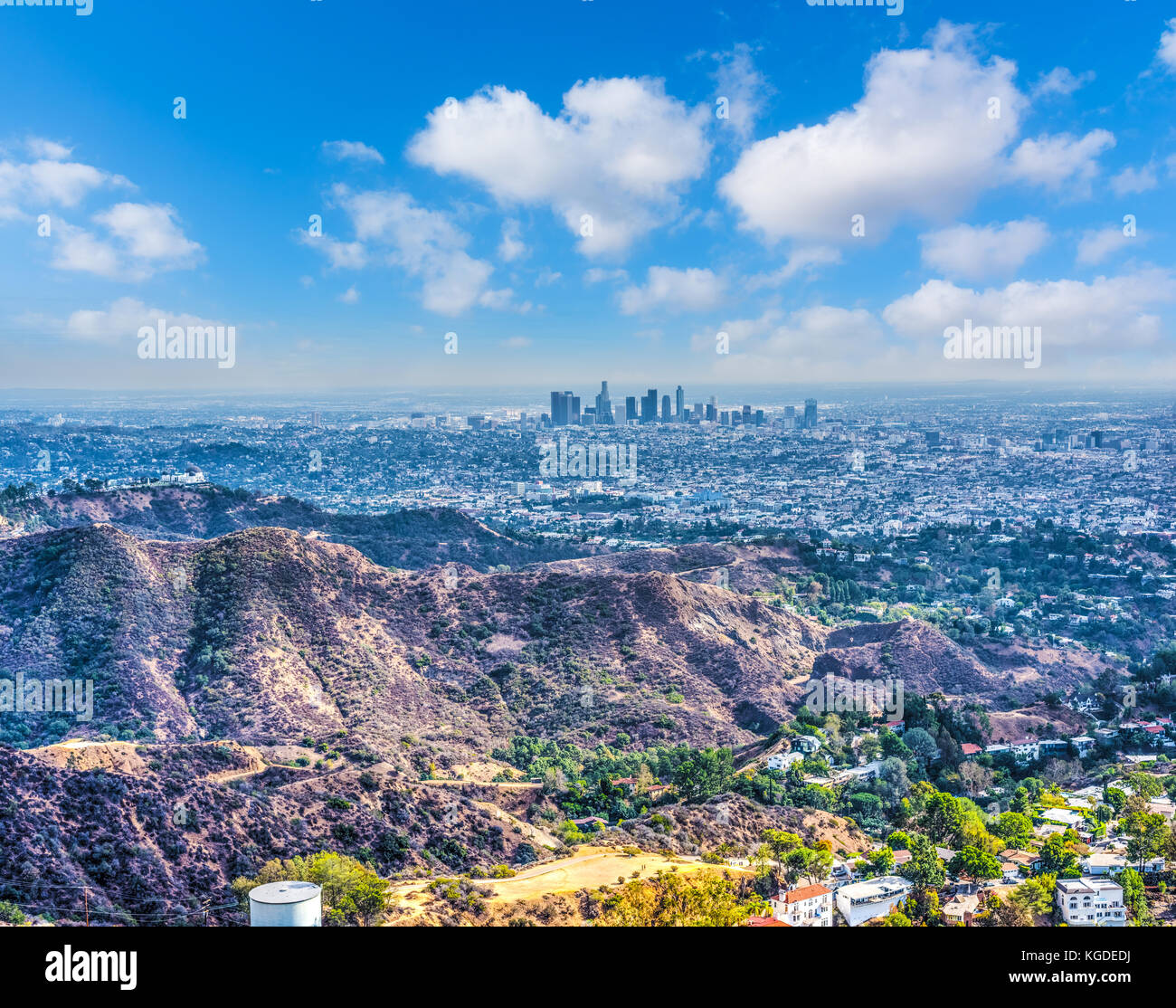Cloudy sky over L.A Stock Photo - Alamy