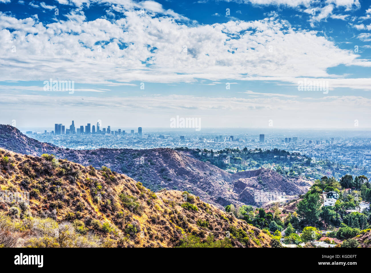 Cloudy sky over L.A Stock Photo - Alamy