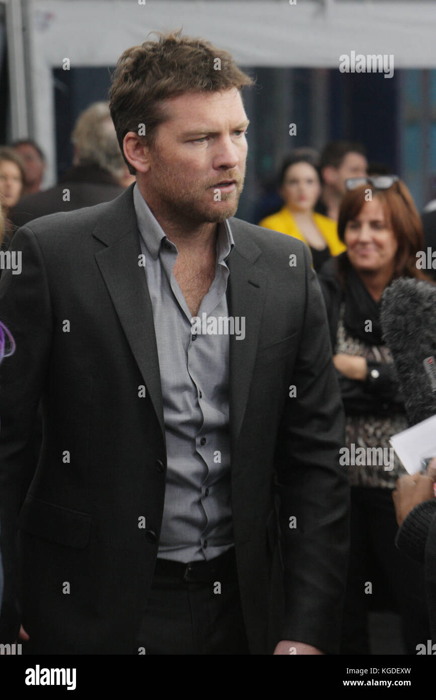 26 March- New York, NY: Actor Sam Worthington attends the World ...