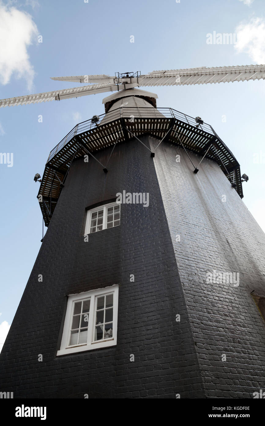 UK, Kent, Cranbrook, Union windmill, England's largest smock mill ...