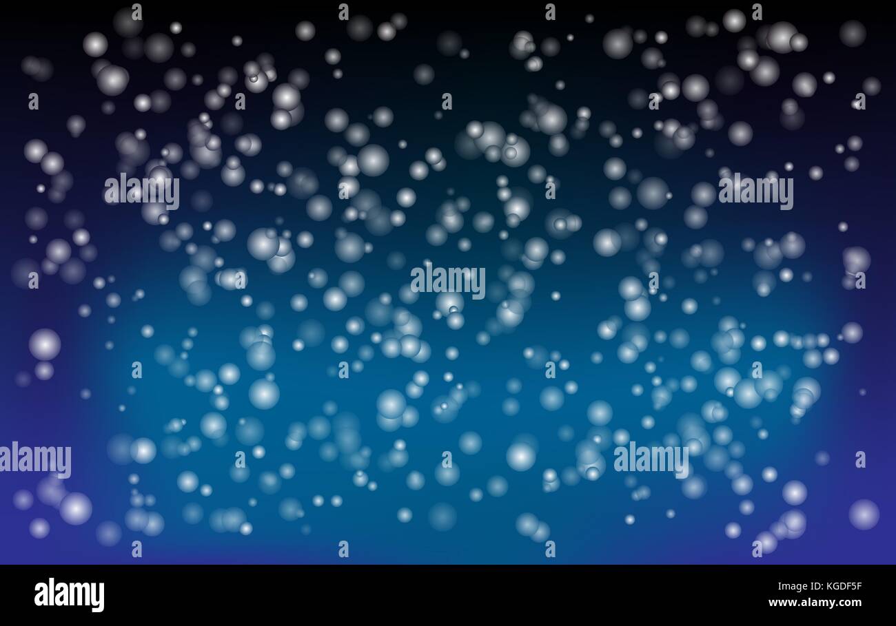 falling snow circle winter christmas beautiful background Stock Vector ...