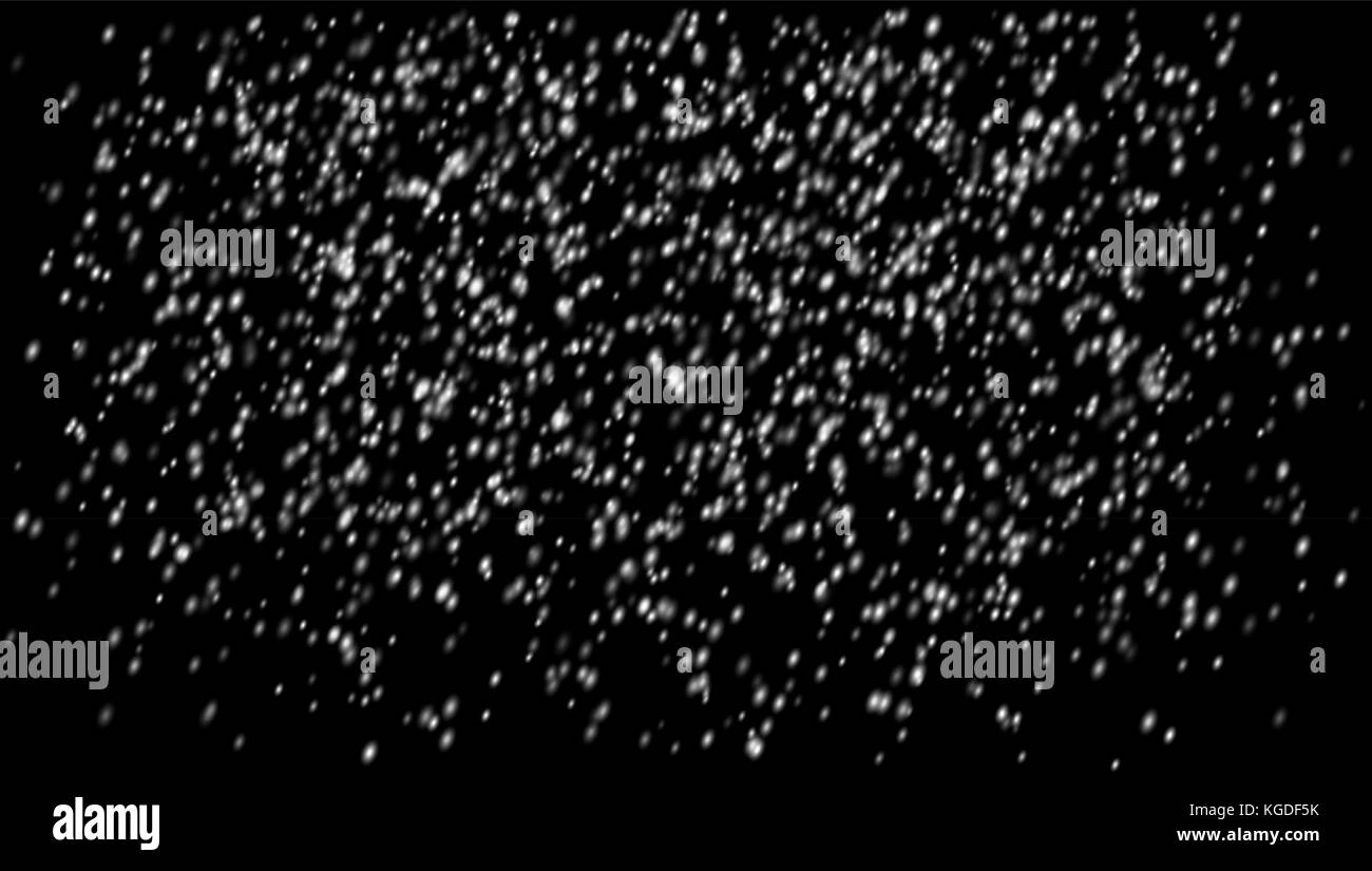 falling snow circle winter christmas beautiful background Stock Vector ...