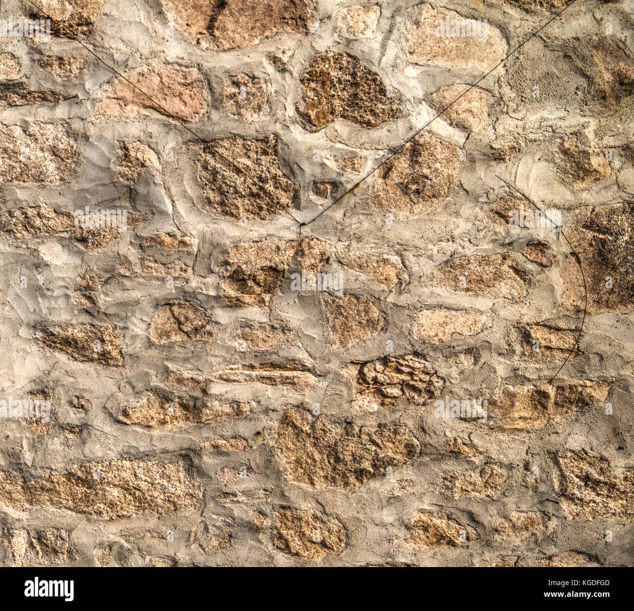 Stone wall in Sardinia, Italy Stock Photo - Alamy