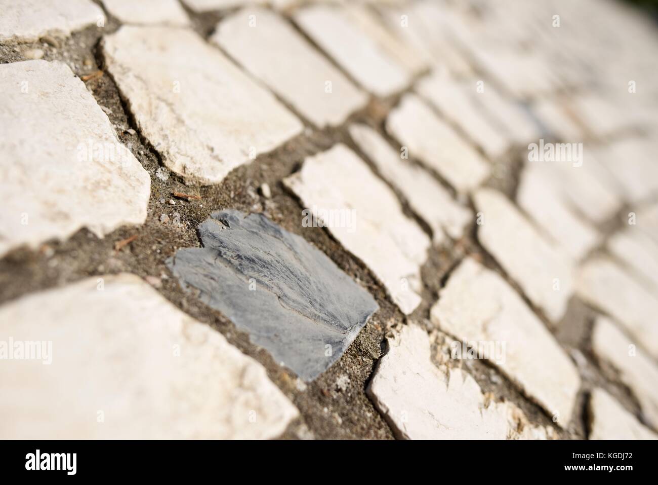 Floor of a street with stone tiles Stock Photo - Alamy