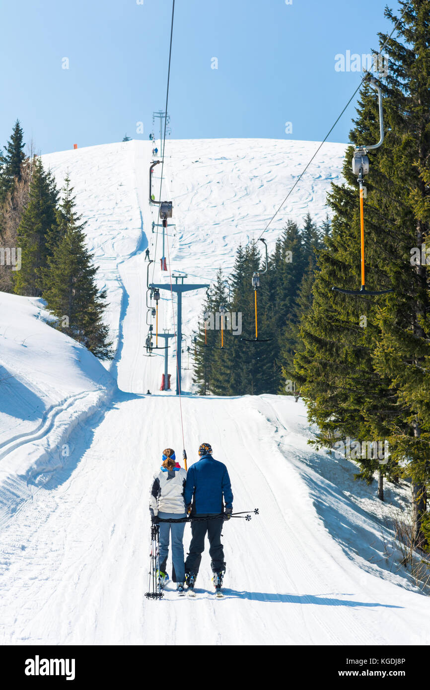 Button ski lift hi-res stock photography and images - Alamy