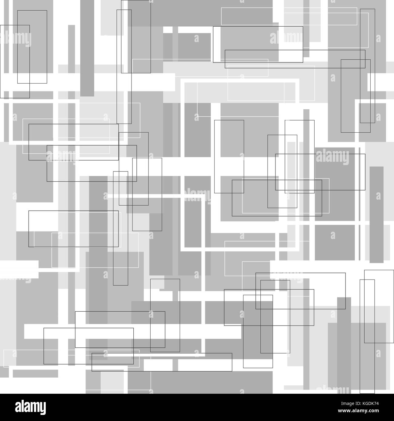 Seamless geometric pattern with rectangles. Vector illustration Stock ...