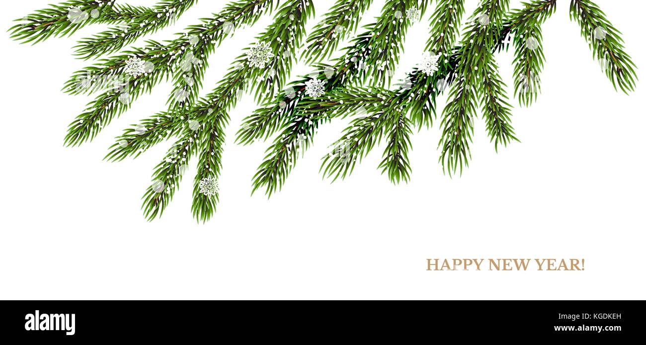 Branches christmas tree Stock Vector Images - Alamy