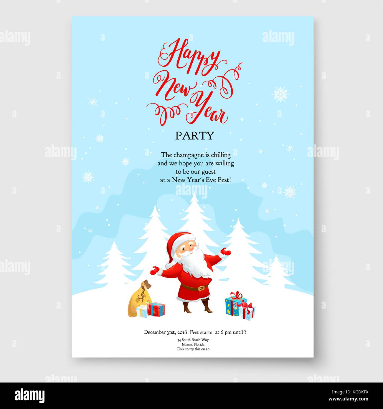 Winter christmas background design Stock Vector Images - Alamy