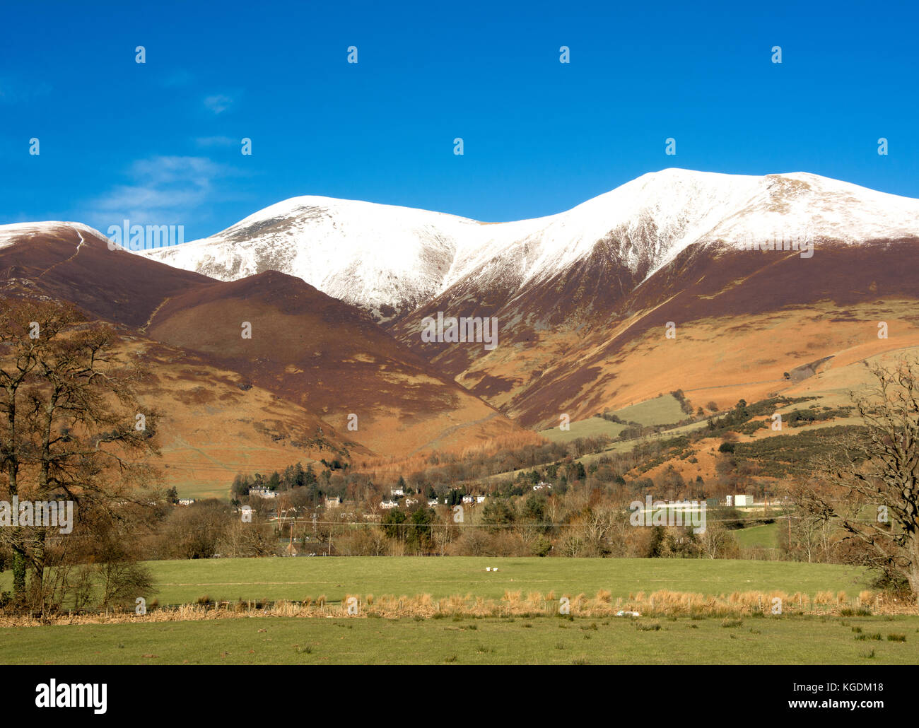 Blencathra near Keswick in the Lake District National Park Stock Photo ...
