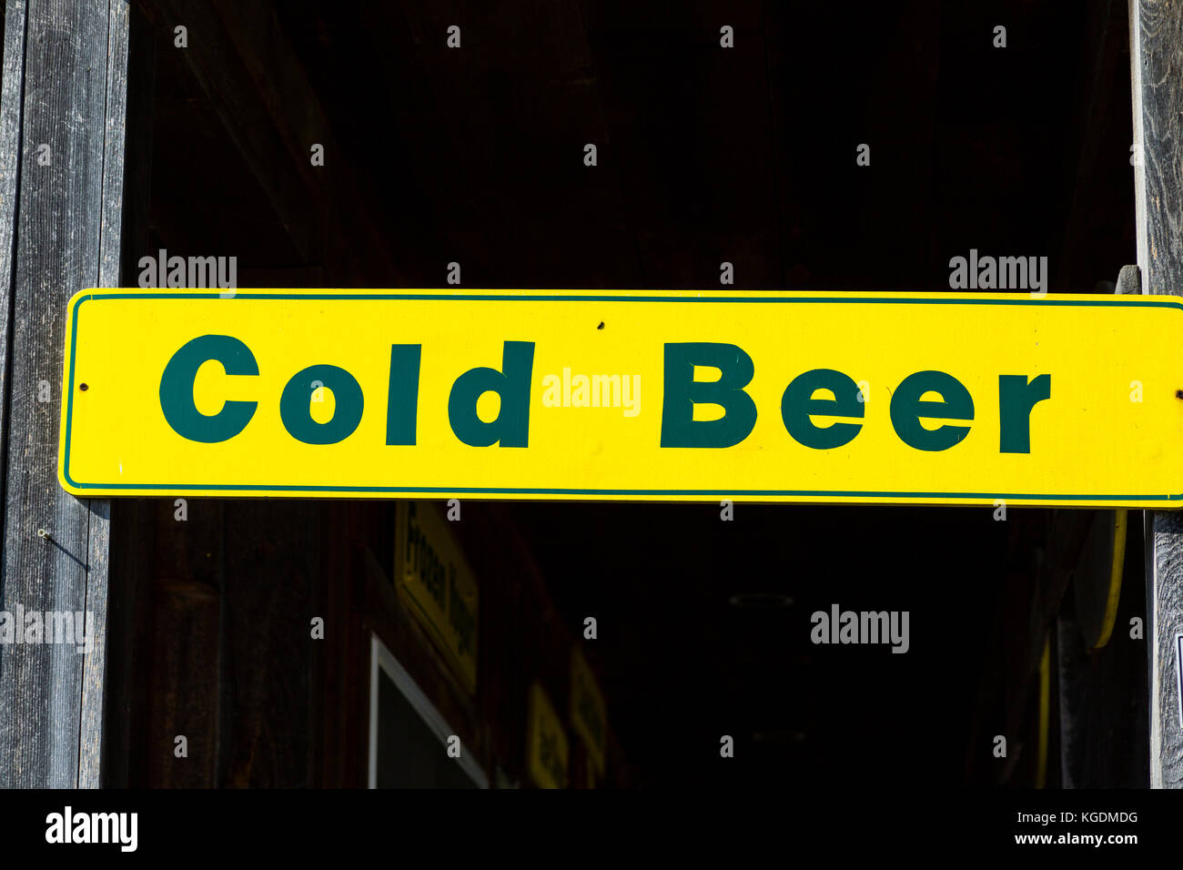 Beer signage hi-res stock photography and images - Alamy