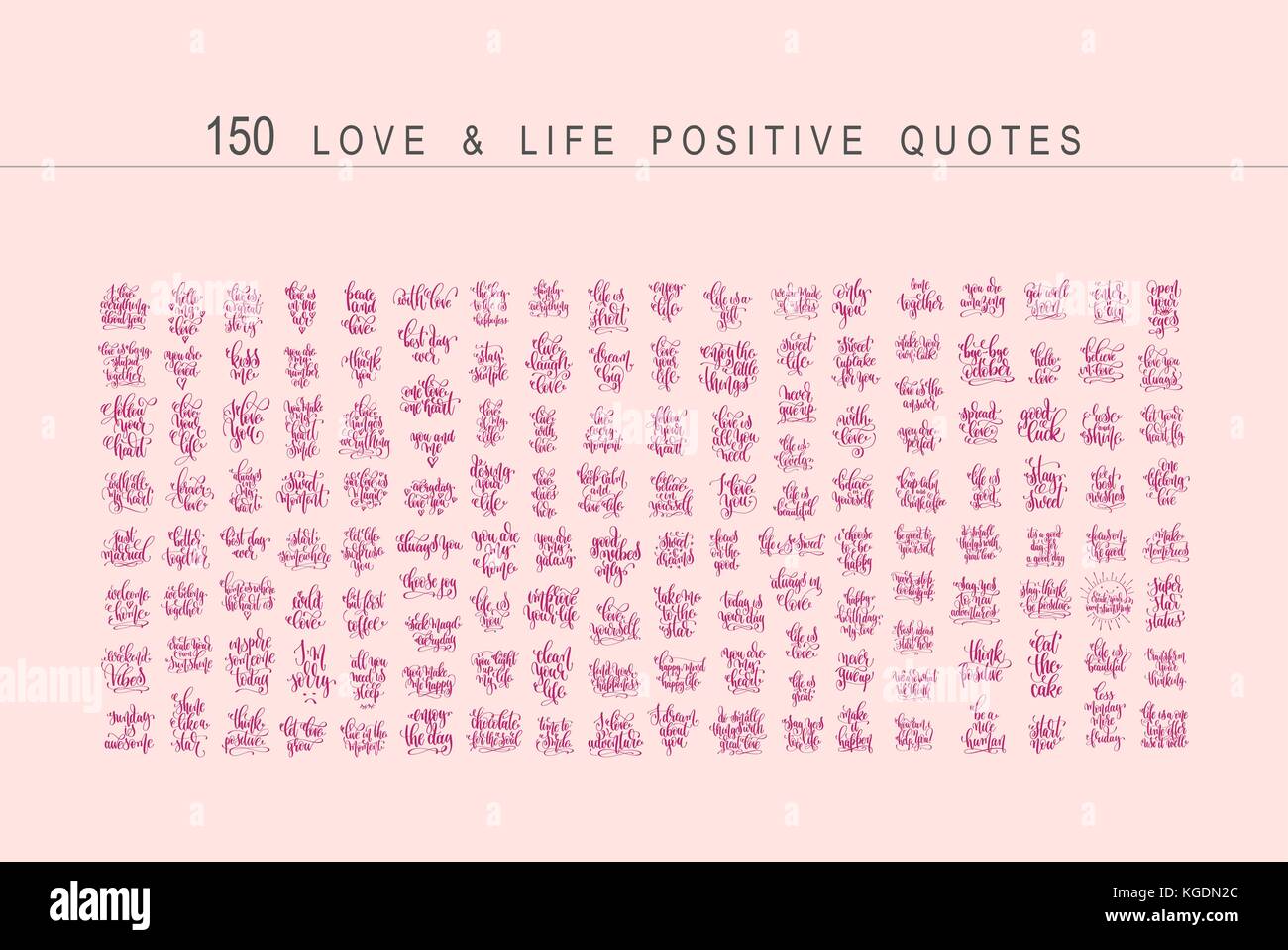 Positive quote design Stock Vector Images - Alamy