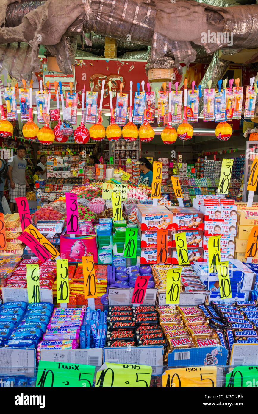 Israel The Holy Land Tel Aviv Carmel Market confectionery sweets candy ...