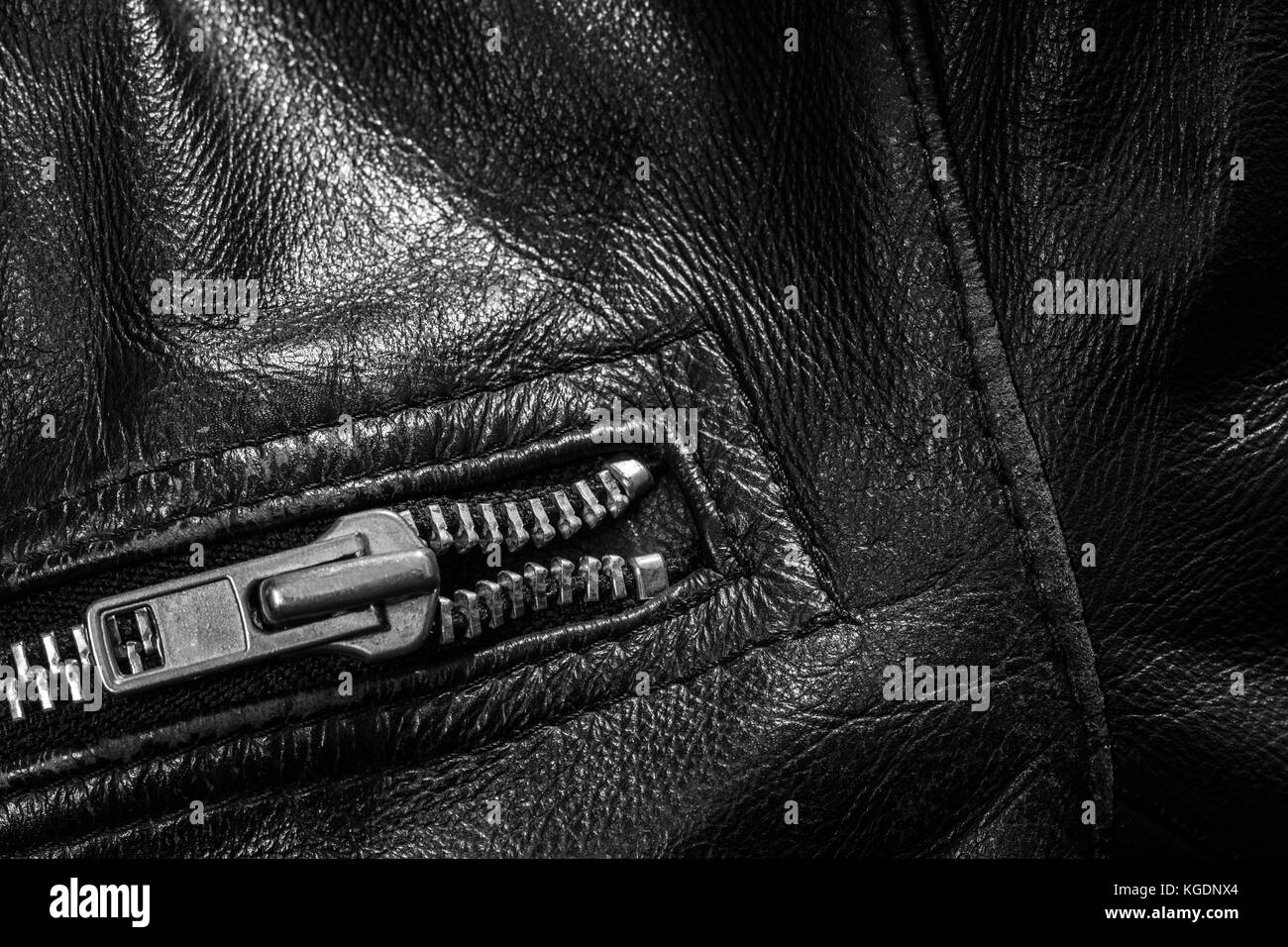 leather jacket close up Stock Photo - Alamy
